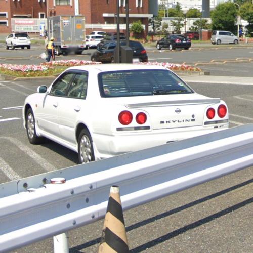 Nissan Skyline HR34 in Yokohama, Japan (Google Maps)