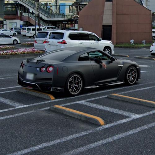 Nissan GT-R R35 in Yokohama, Japan (Google Maps)