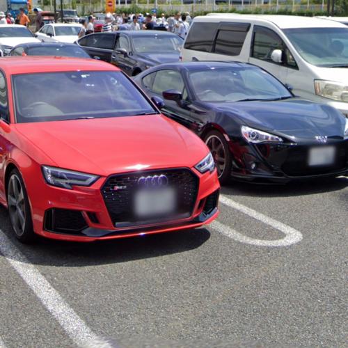 Audi RS3 8V x Toyota GR86 in Yokohama, Japan (Google Maps)