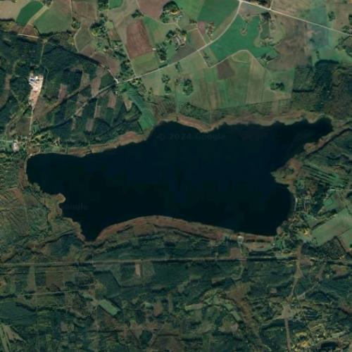 Lake Vagula in Vagula, Estonia (Google Maps)