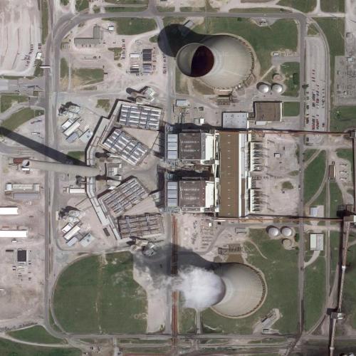 Rockport Generating Station in Ohio Township, IN (Google Maps)