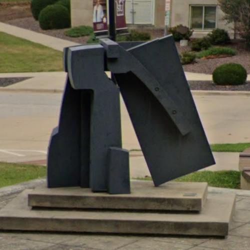 'Thunder Stone Blue' by Michael Dunbar in Carbondale, IL (Google Maps)