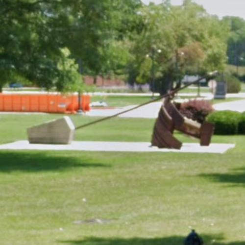 'Immigrant' by Mike Baur in Springfield, IL (Google Maps)