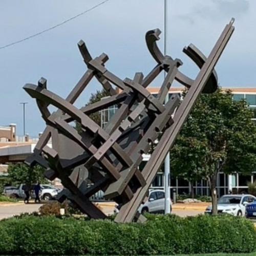 'Touched by the Sun' by Michael Dunbar in Sioux City, IA (Google Maps)