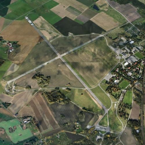 Bråvalla Air Base in Norrköping, Sweden (Google Maps)