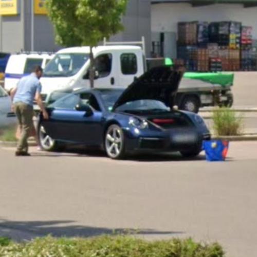 Porsche 911 Carrera S (992) in Ditzingen, Germany (Google Maps) (#3)