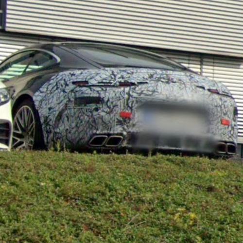 Camouflaged Mercedes-AMG GT 53 in Meuspath, Germany (Google Maps)