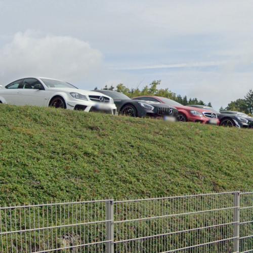 Mercedes-Benz C 63 x2 and Mercedes-AMG GT x3 in Meuspath, Germany ...