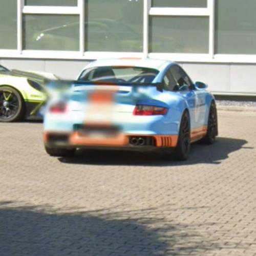 Porsche 911 GT2 9ff in Dortmund, Germany (Google Maps)