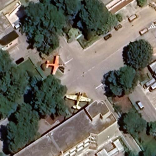 Aircraft static display in San Donato Di Lecce, Italy (Google Maps)