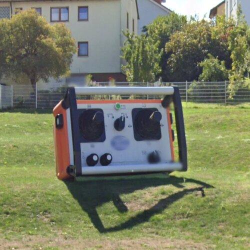 Giant RC remote control in Crailsheim, Germany - Virtual Globetrotting