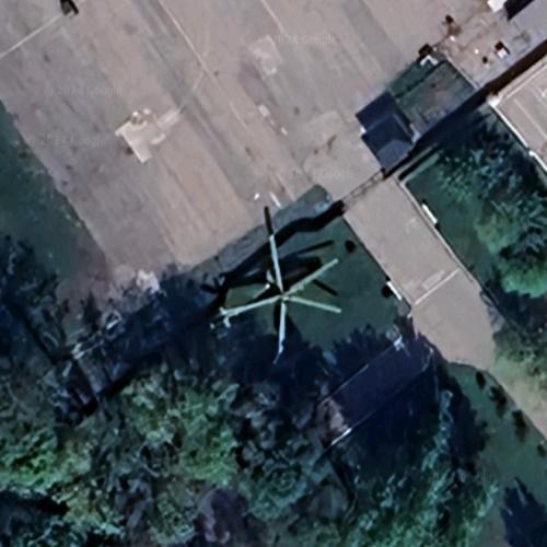 Mi-8 in Bishkek, Kyrgyzstan (Google Maps)
