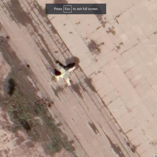 Iraqi Su-25 in Baghdad, Iraq (Google Maps)