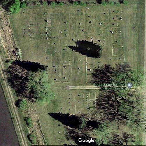 Bathgate Cemetery in Bathgate, ND (Google Maps)