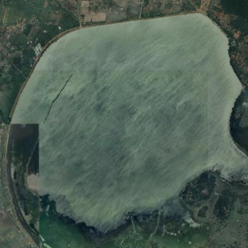 Giant's Tank in Velakulam, Sri Lanka (Google Maps)