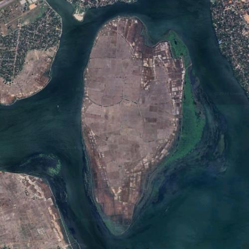 Buffalo Island, Sri Lanka in Batticaloa, Sri Lanka (Google Maps)