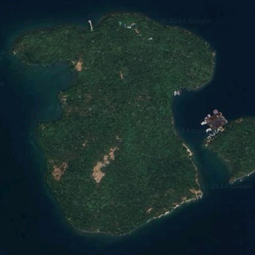 Great Sober Island in Trincomalee, Sri Lanka (Google Maps)