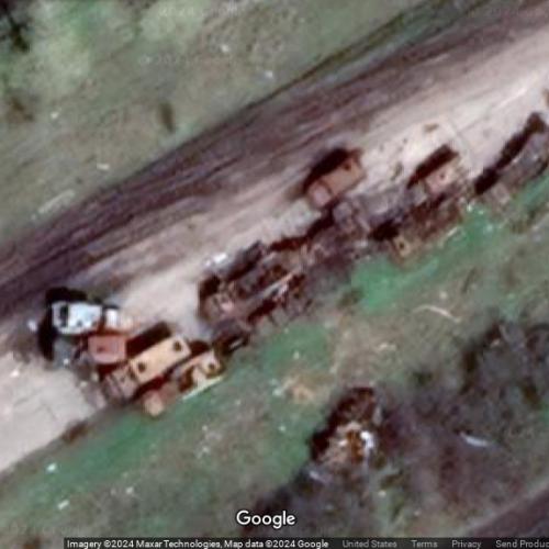 Destroyed Russian convoy in Kharkiv, Ukraine - Virtual Globetrotting