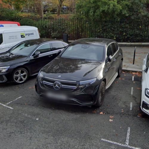 Mercedes-Benz EQC 400 4matic in London, United Kingdom (Google Maps)