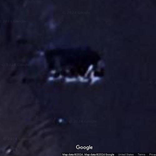 Destroyed Russian IMR-3M in Hostomel, Ukraine (Google Maps)