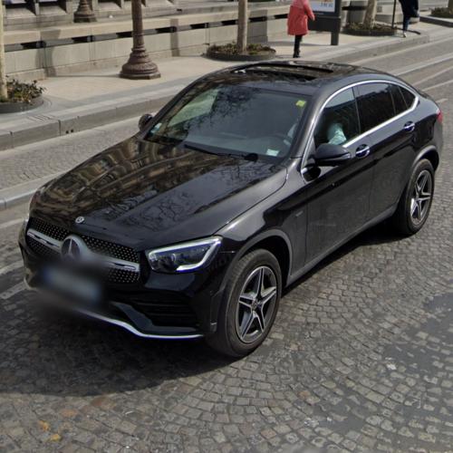 Mercedes-Benz GLC Coupe 300de 4Matic in Paris, France (Google Maps)