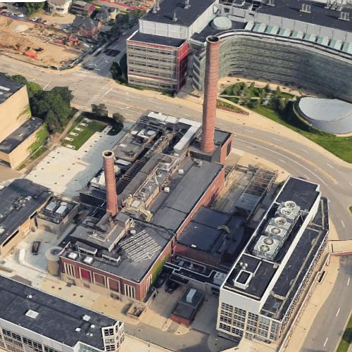 University of Michigan Central Power Plant in Ann Arbor, MI (Google Maps)