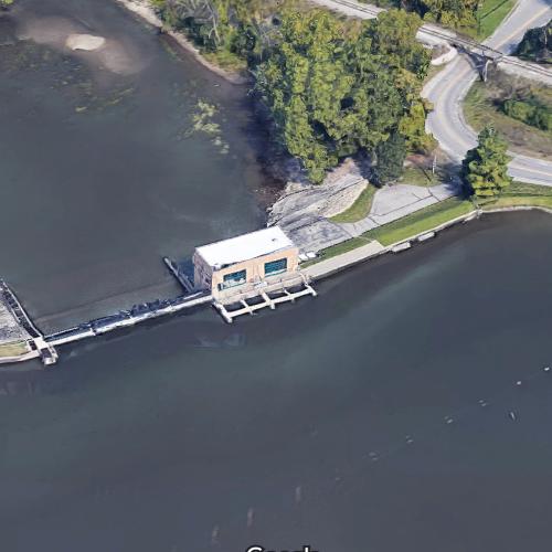 Ada Dam in Ada, MI (Google Maps)