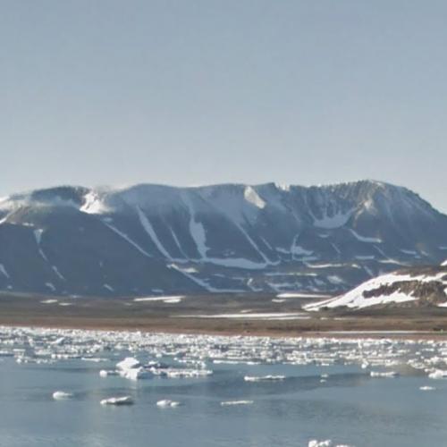 Kangertittivaq / Scoresby Sund in Ittoqqortoormiit, Greenland (Google Maps)