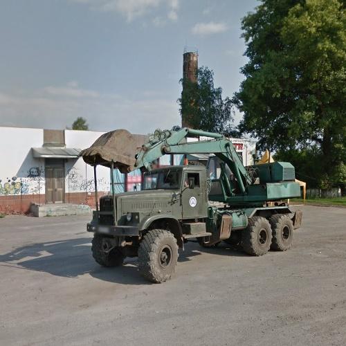 KrAZ-255 in Romny, Ukraine (Google Maps)