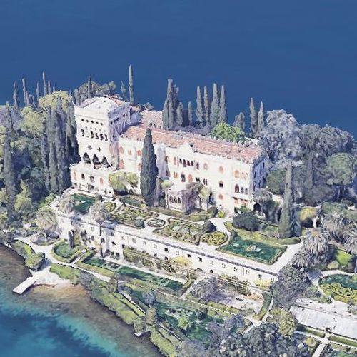 Lady Charlotte Cavazza's Villa in Gardone Riviera, Italy - Virtual ...