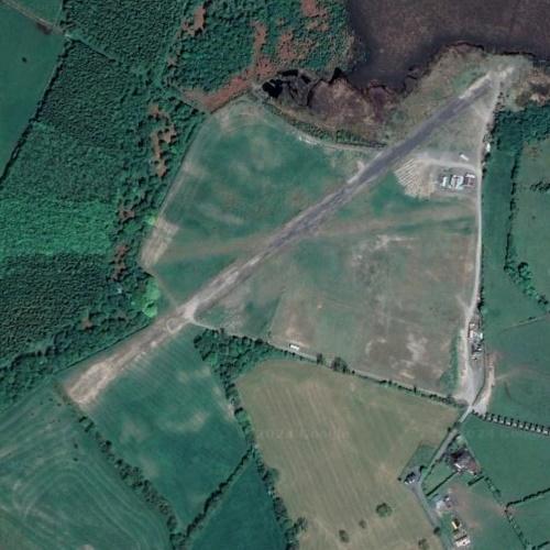 Milltownpass Airfield in An Muileann Gcearr, Ireland (Google Maps)