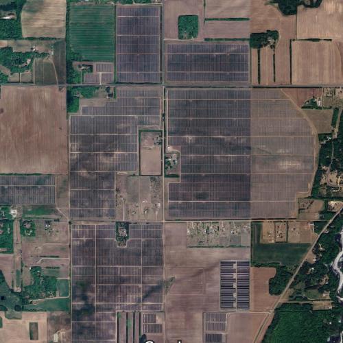 North Star Solar Project in North Branch, MN (Google Maps)