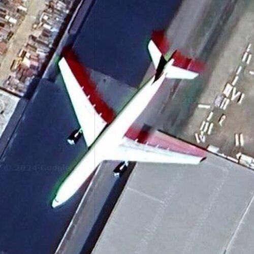 Airplane Flying in Winslow, ME (Google Maps)