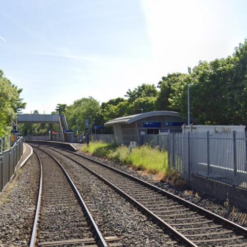 Coolmine railway station in Dublin, Ireland (Google Maps)