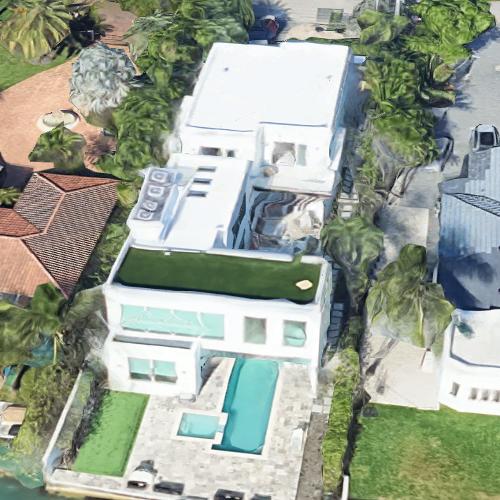 Aaron Jones' house in Miami Beach, FL (Google Maps)