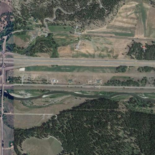 Rock Creek Airport in Clinton, MT (Google Maps)