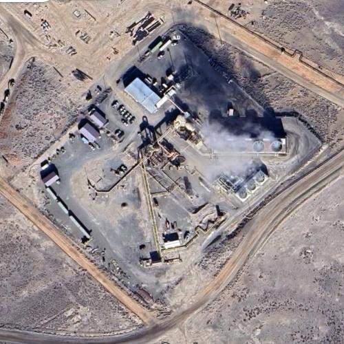 Beowawe Geothermal Power Plant in Beowawe, NV (Bing Maps)