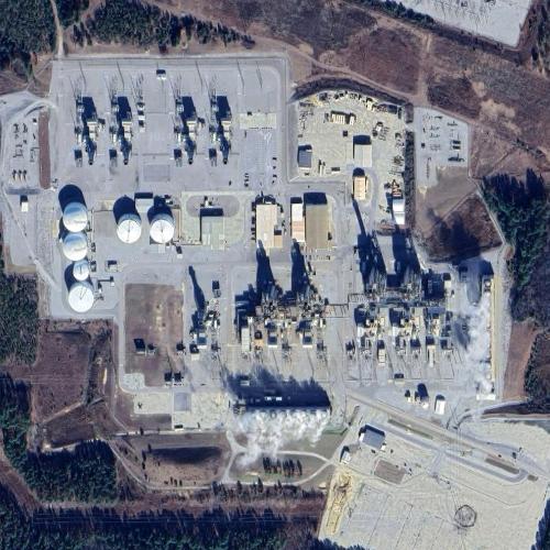 Sherwood H. Smith Jr. Energy Complex in Hamlet, NC (Google Maps)