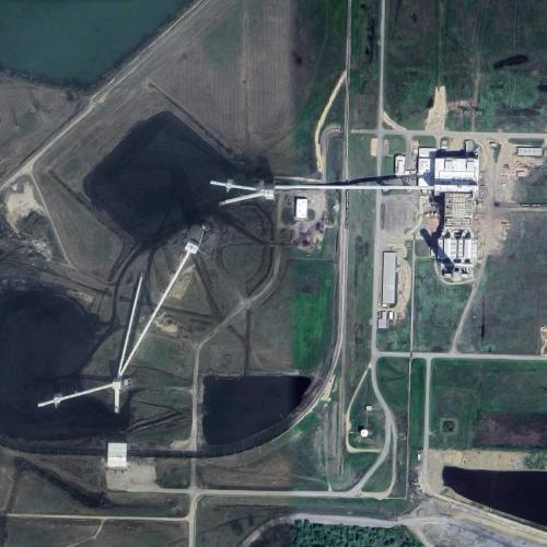 Hugo Power Plant in Fort Towson, OK (Google Maps)