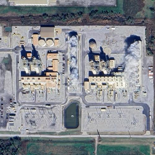 Chouteau Power Plant in Chouteau, OK - Virtual Globetrotting