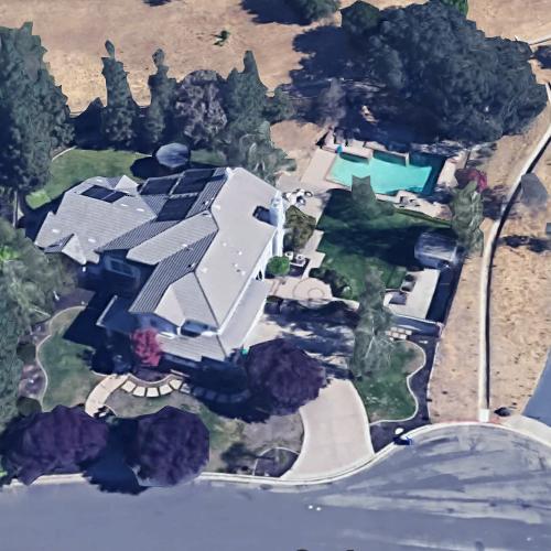 Trent Williams' house in Pleasanton, CA (Google Maps)