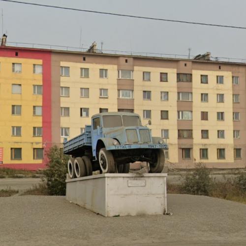 Tatra 111 in Susuman, Russian Federation - Virtual Globetrotting