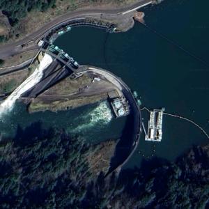 Faraday Dam in Estacada, OR - Virtual Globetrotting