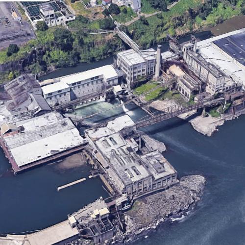T. W. Sullivan Hydroelectric Plant in Oregon City, OR (Google Maps)