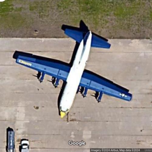 Blue Angels C-130 in Fort Worth, TX (Google Maps) (#2)