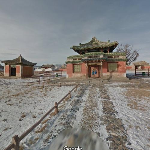 The Temple of Dalai Lama in Harhorin, Mongolia (Google Maps)