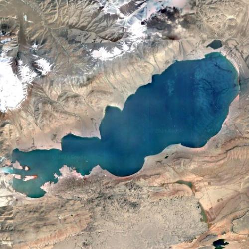 Heishibei Lake in Aksu Kazi, China - Virtual Globetrotting