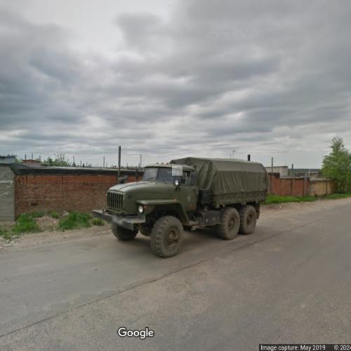Russian Ural-4320 in Krasnoznamensk, Russian Federation (Google Maps)