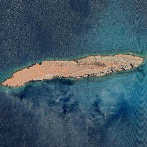 Isla Gallo in La Paz, Mexico (Google Maps)