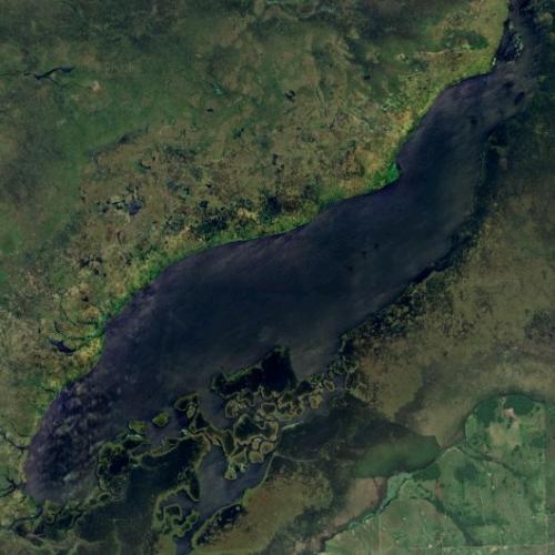 Lago Fernández in Concepción, Argentina (Google Maps)